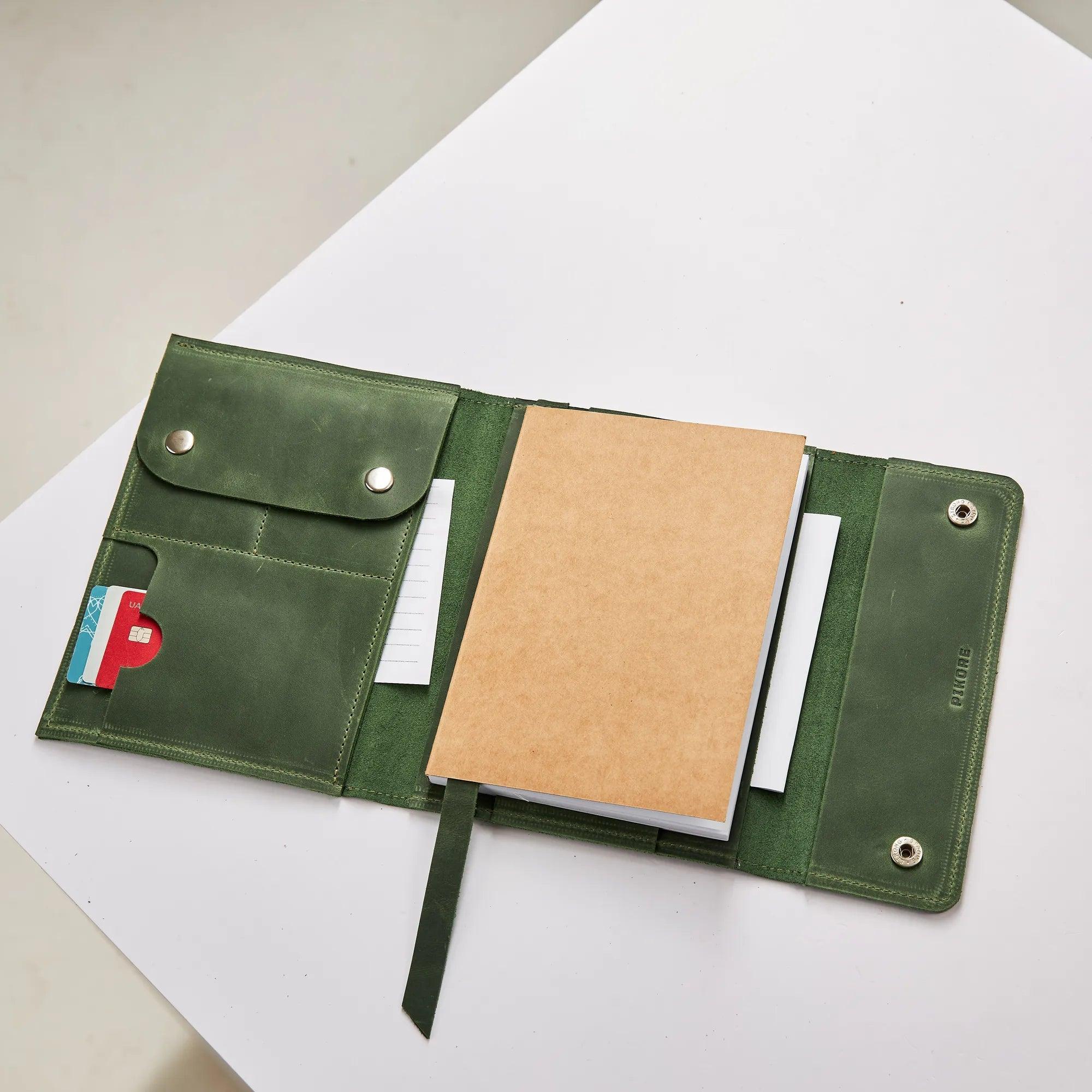 Leather A4 Notebook Covers — Custom Handmade & Engraved | Pikore