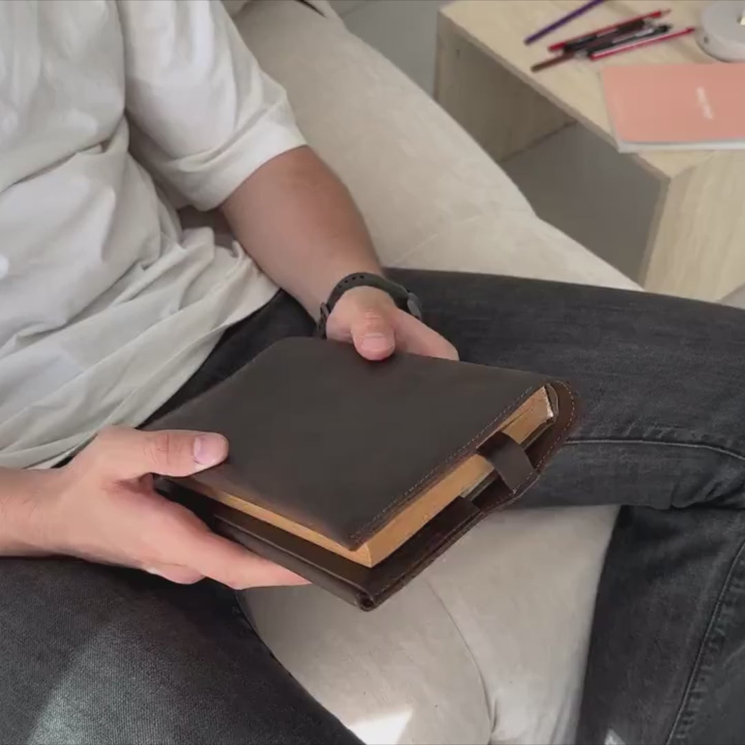 Leather Book Cover Custom | Pikore